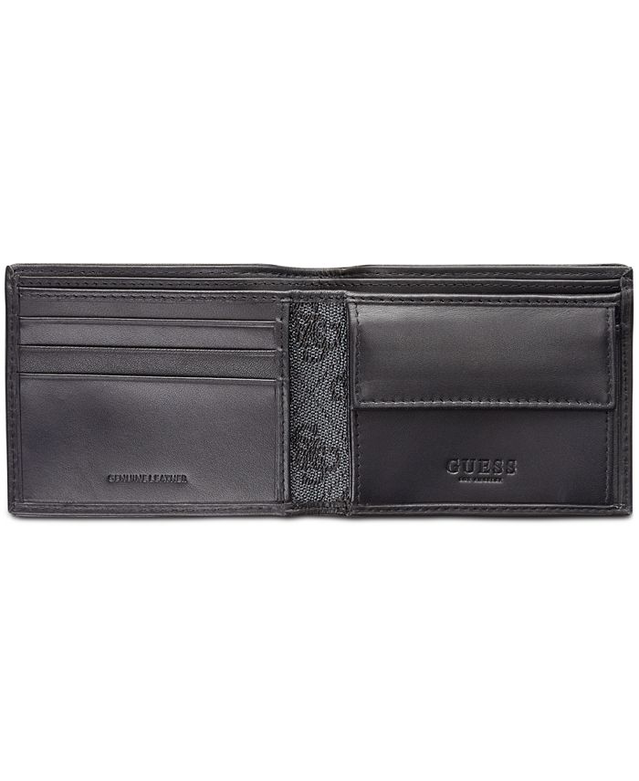 GUESS Men's RFID Slimfold Wallet with Interior Coin Pocket - Macy's