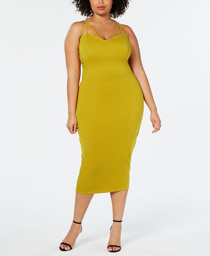 Rebdolls Caged Top Midi Dress - Macy's