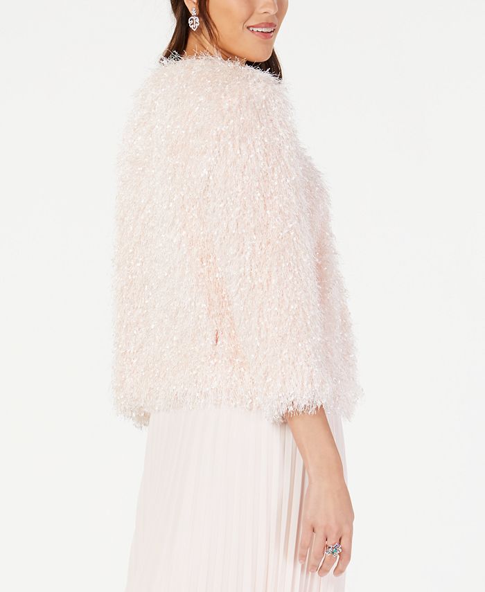 Alfani 3/4-Sleeve Sequin Confetti Jacket, Created for Macy's - Macy's