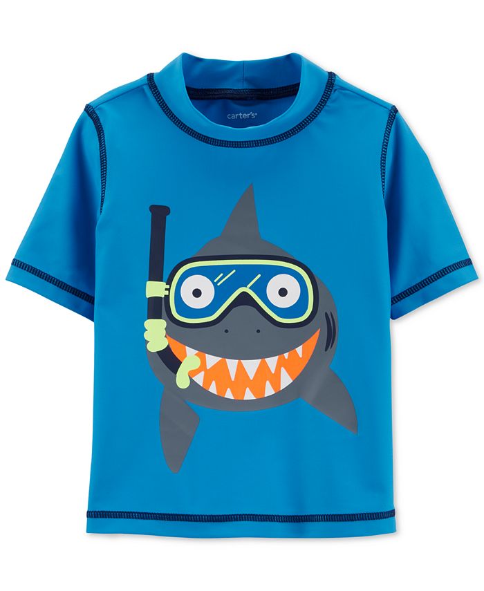 Carter's Baby Boys Shark Graphic Rash Guard - Macy's