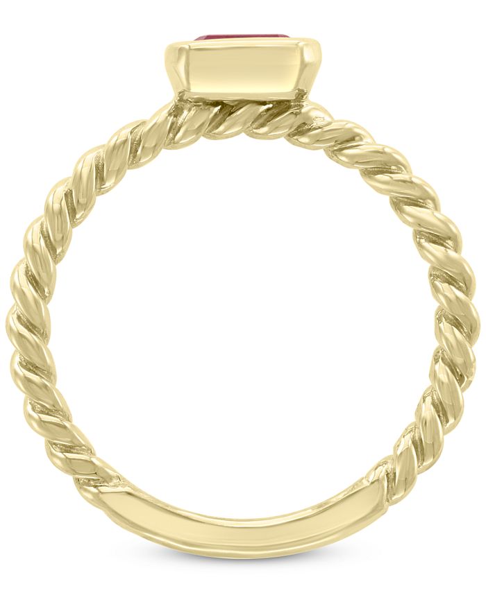 EFFY Collection EFFY® Ruby (5/8 ct. t.w.) Ring in 14k Yellow Gold (Also ...