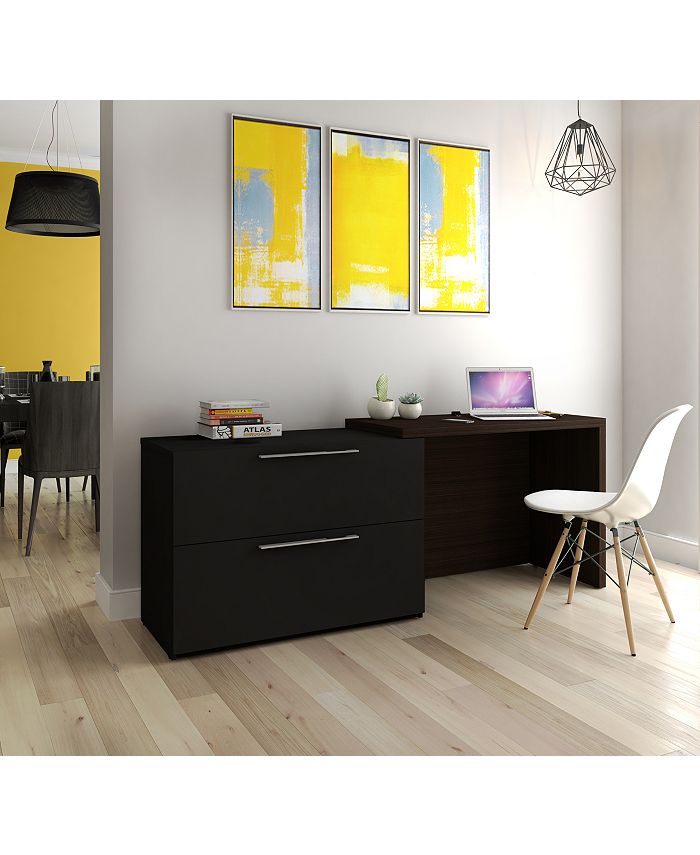 Bestar Small Space Sliding Computer Desk - Macy's