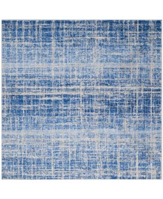 Safavieh Adirondack 116 Blue and Silver 4' x 4' Square Area Rug - Macy's