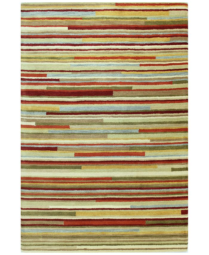 Bashian Brothers Bashian Area Rug, Belleport Ligne Multi 8'6" x 11'6 ...