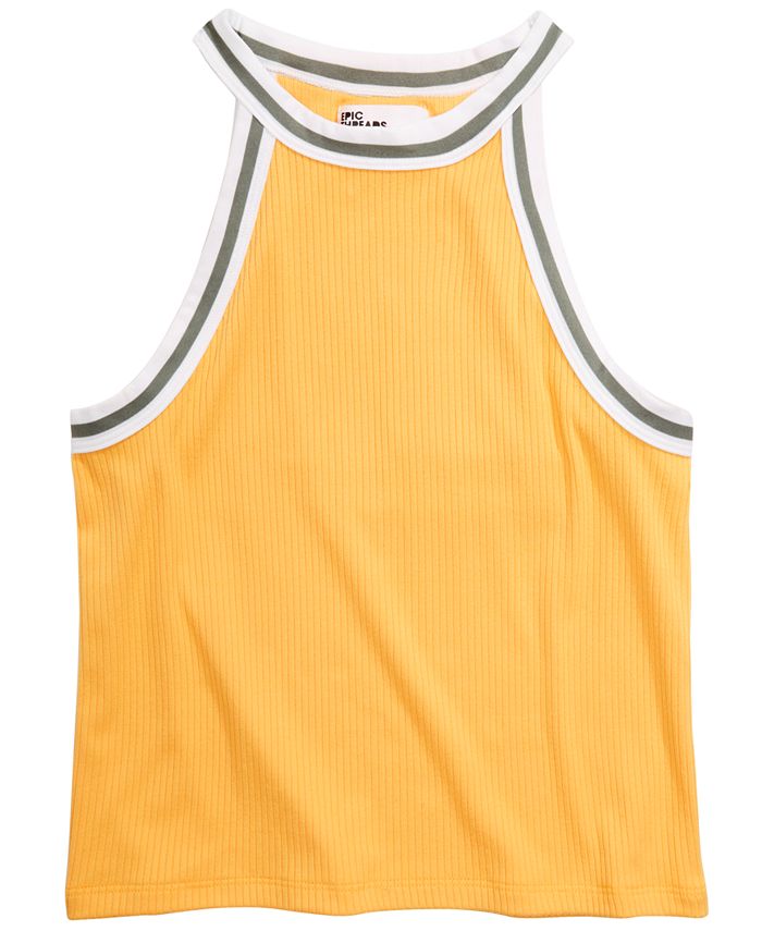 Epic Threads Big Girls High-Neck Tank Top, Created for Macy's - Macy's