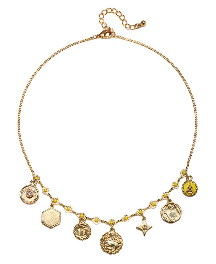Capwell & Co Charm Frontal Necklace - Macy's