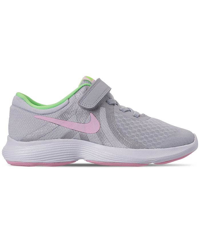 Nike Little Girls' Revolution 4 Athletic Sneakers from Finish Line - Macy's