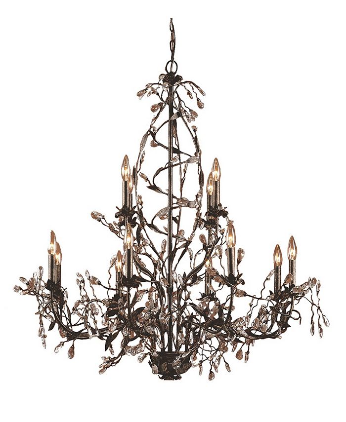 ELK Lighting The Circeo Collection Deep Rust Finish-Branches - Macy's