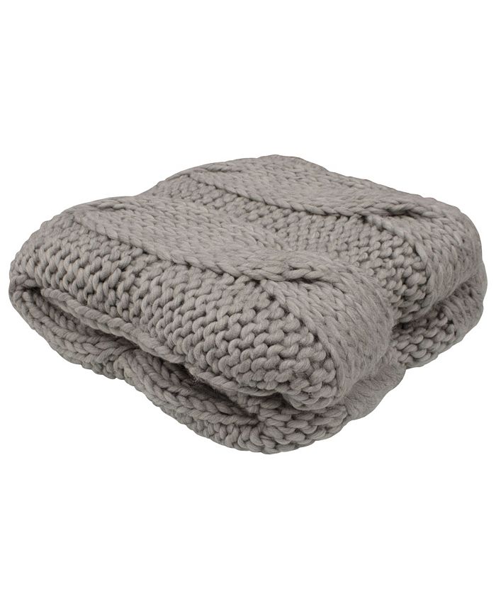French Connection Ella 50" x 60" Decorative Throw Blankets - Macy's