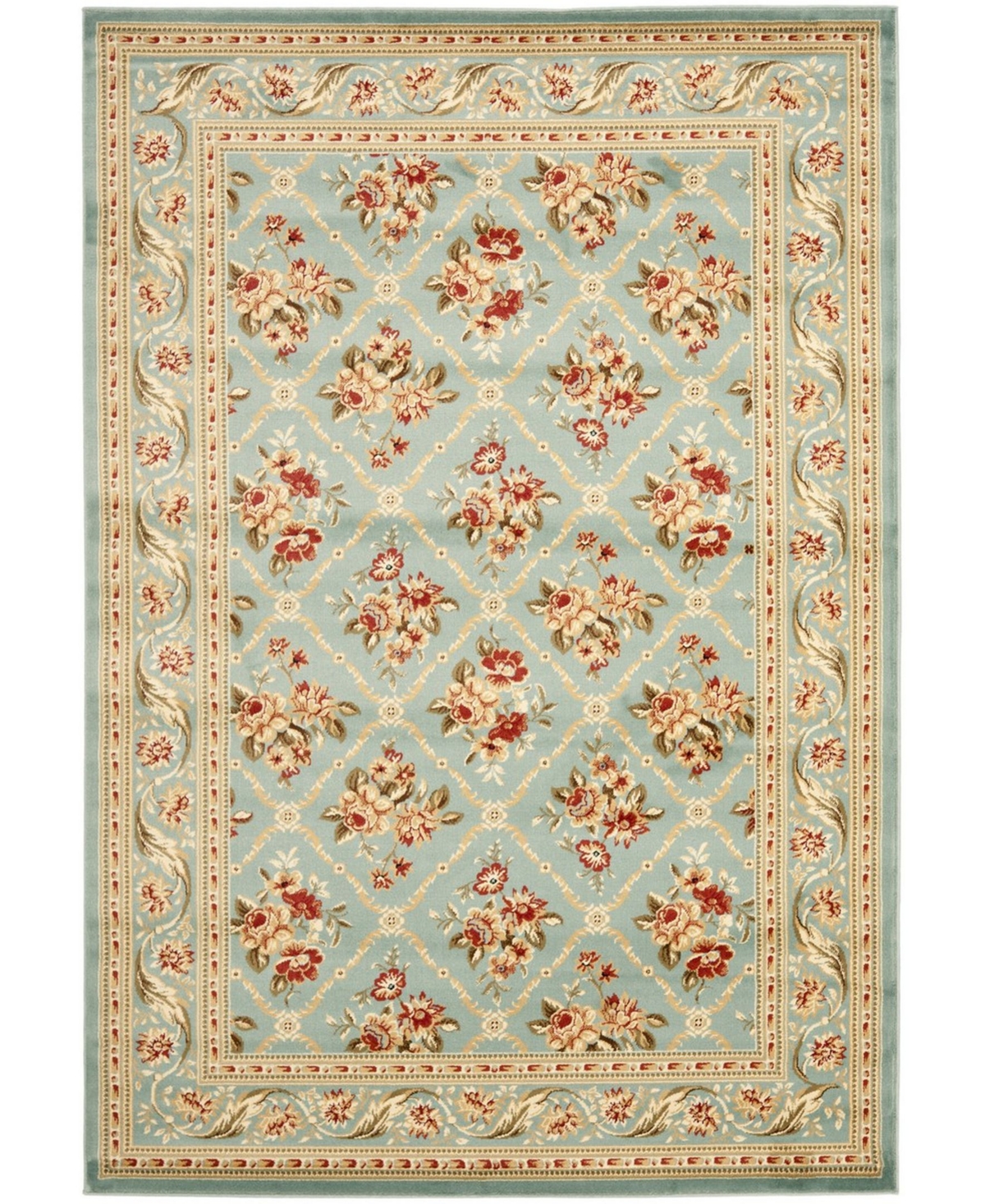 Click here for Safavieh Lyndhurst LNH556 Blue 53 x 76 Area Rug -... prices