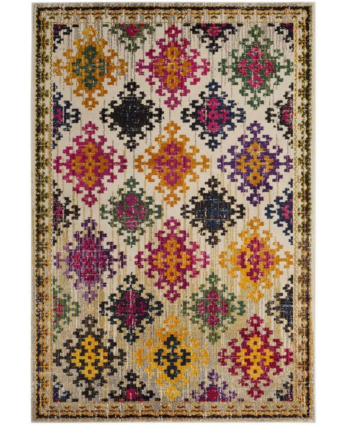 Click here for Safavieh Monaco MNC244 8 x 10 Area Rug - Ivory/Mul... prices