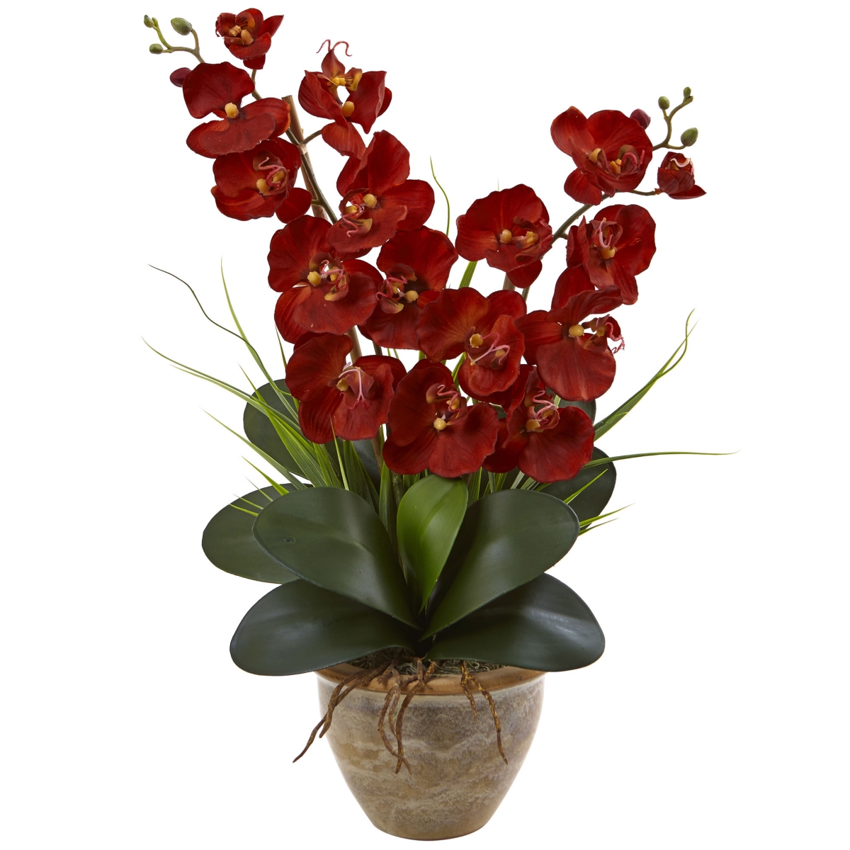 Click here for Nearly Natural Double Phalaenopsis Harvest Silk Or... prices