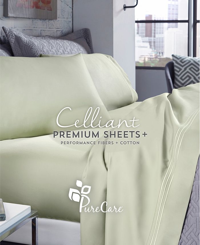 Pure Care Premium Celliant Sheet Set - Split Cal Kg - Macy's