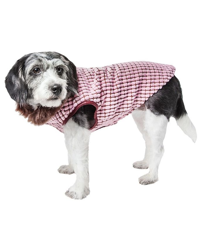 Pet Life Luxe 'Beautifur' Elegant Boxed Faux Fur Dog Coat Jacket - Macy's