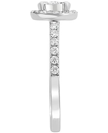 EFFY Collection EFFY® Diamond Ring (1/2 ct. t.w.) in 14k White Gold ...