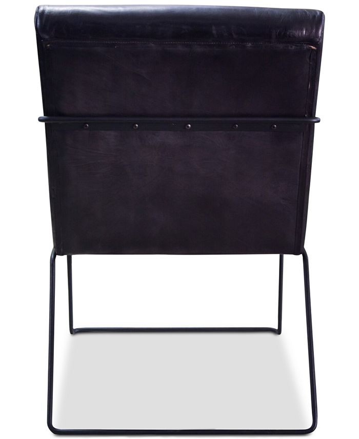 CDI Furniture Clancy Leather Chair - Set of 2 - Macy's