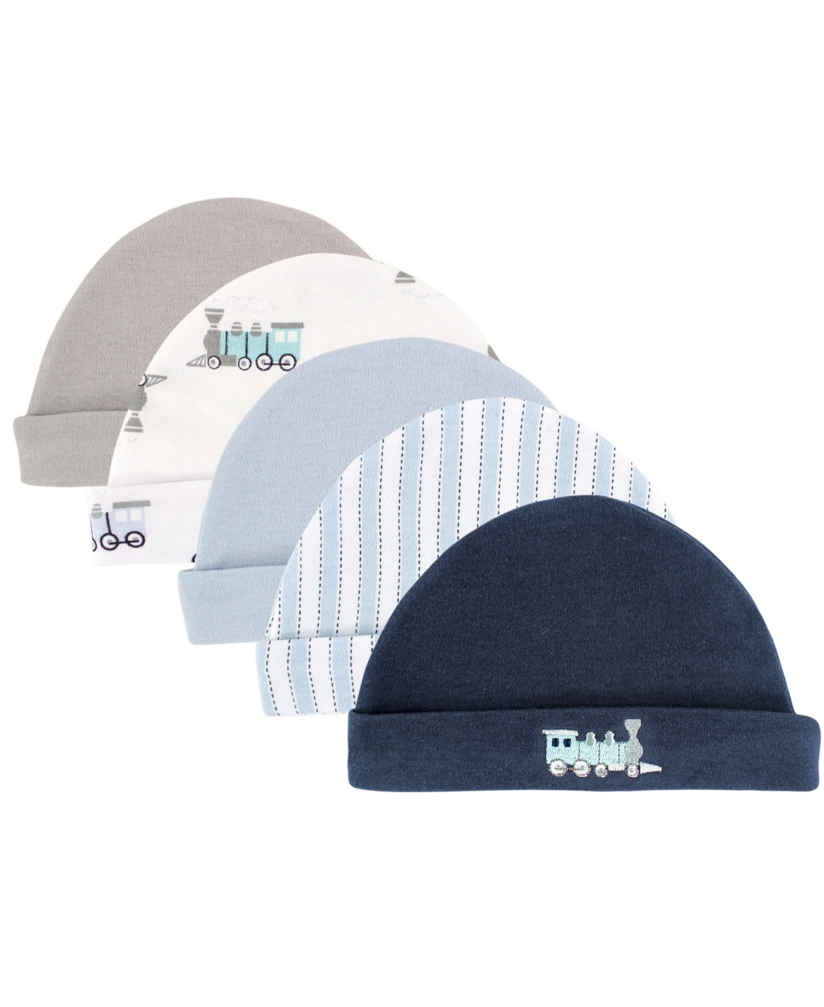 Click here for Luvable Friends Baby Boys Soft Cotton Caps - Train prices