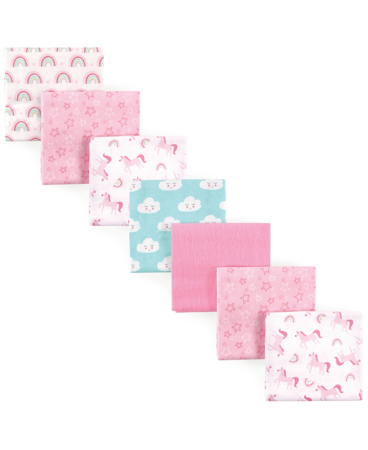 Click here for Luvable Friends Girls Bundle of Seven Soft Flannel... prices