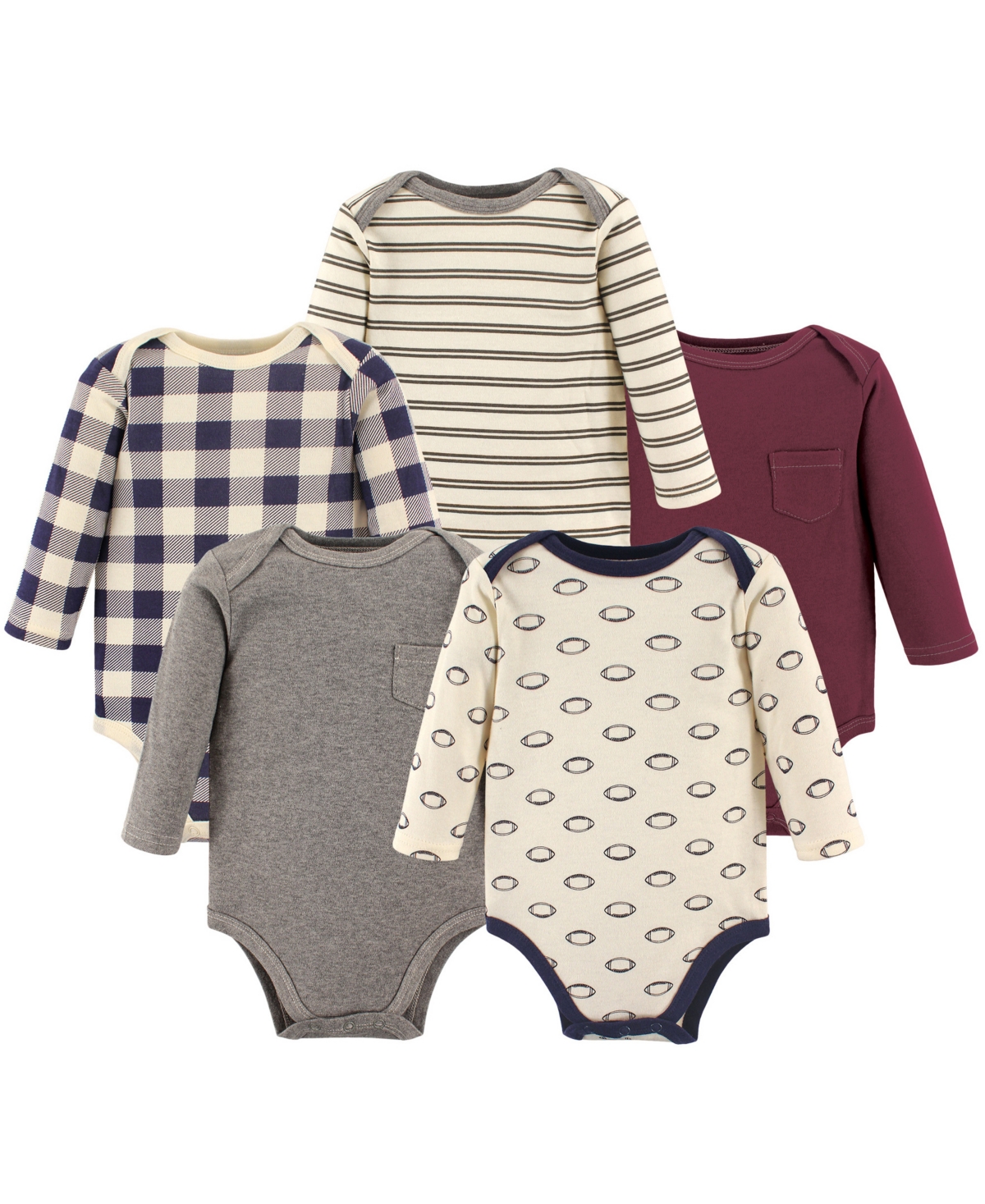 Click here for Hudson Baby Baby Boys Five-Piece Collection of Lon... prices