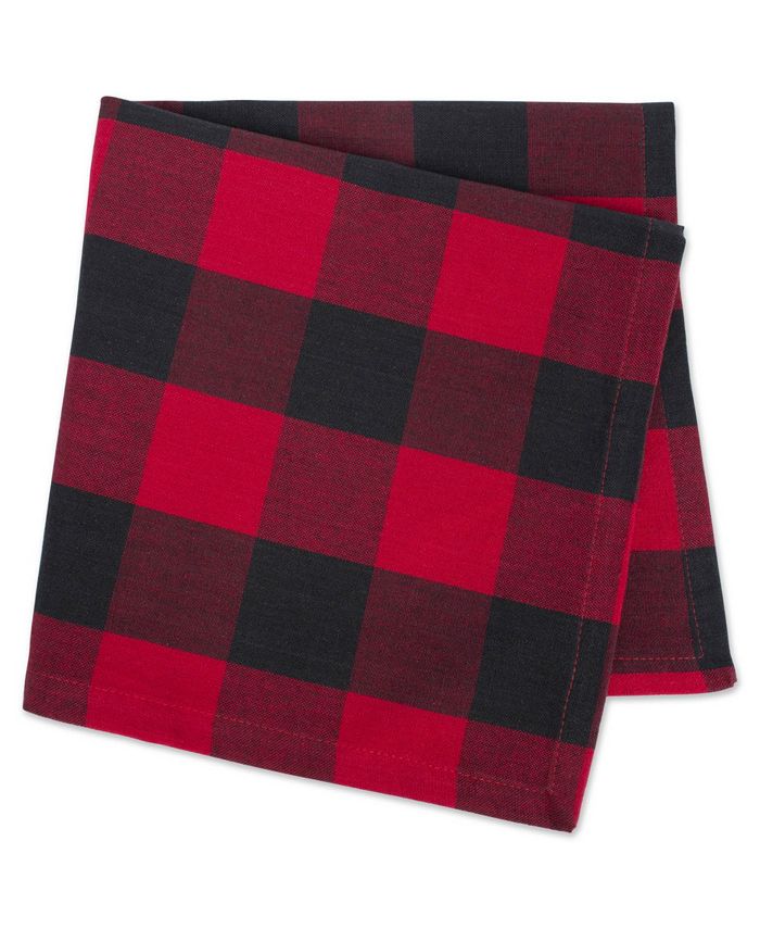 Design Imports Buffalo Check Napkin, Set of 6 - Macy's