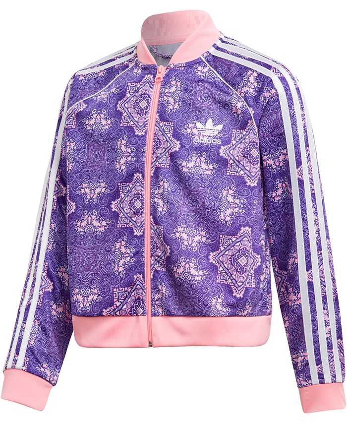 adidas Big Girls Printed Jacket - Macy's