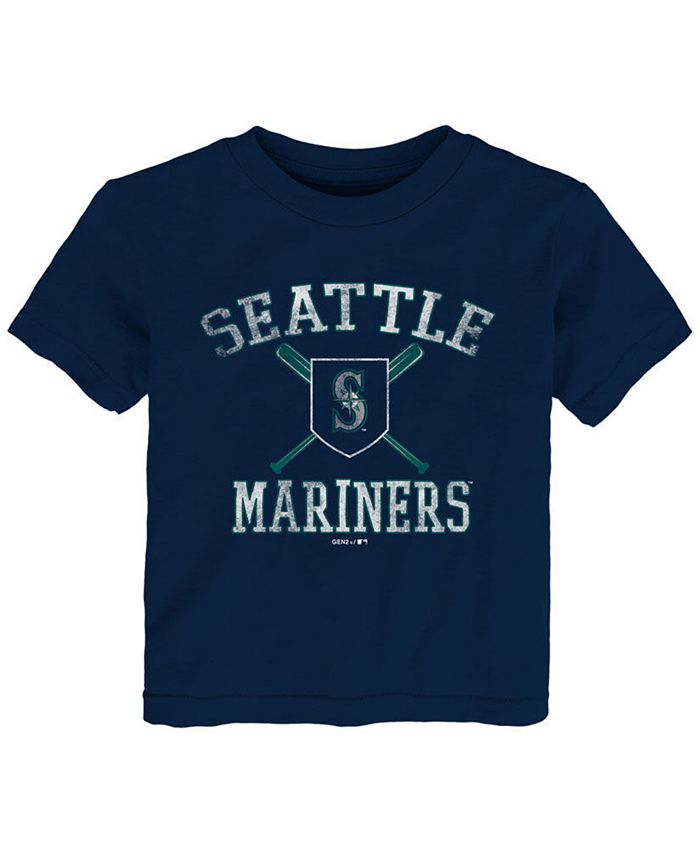 Outerstuff Toddlers Seattle Mariners Crossed Bats T-Shirt - Macy's