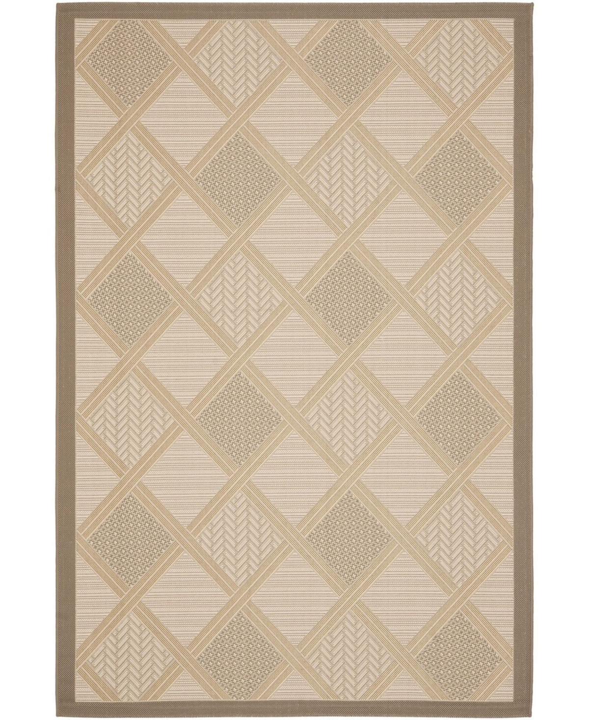 Click here for Safavieh Courtyard CY7570 Beige and Dark Beige 53... prices