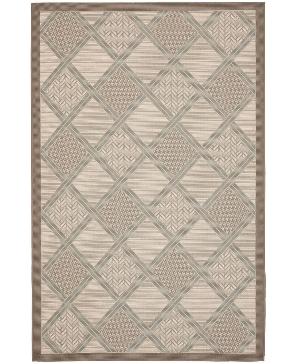Click here for Safavieh Courtyard CY7570 Beige and Dark Beige 53... prices