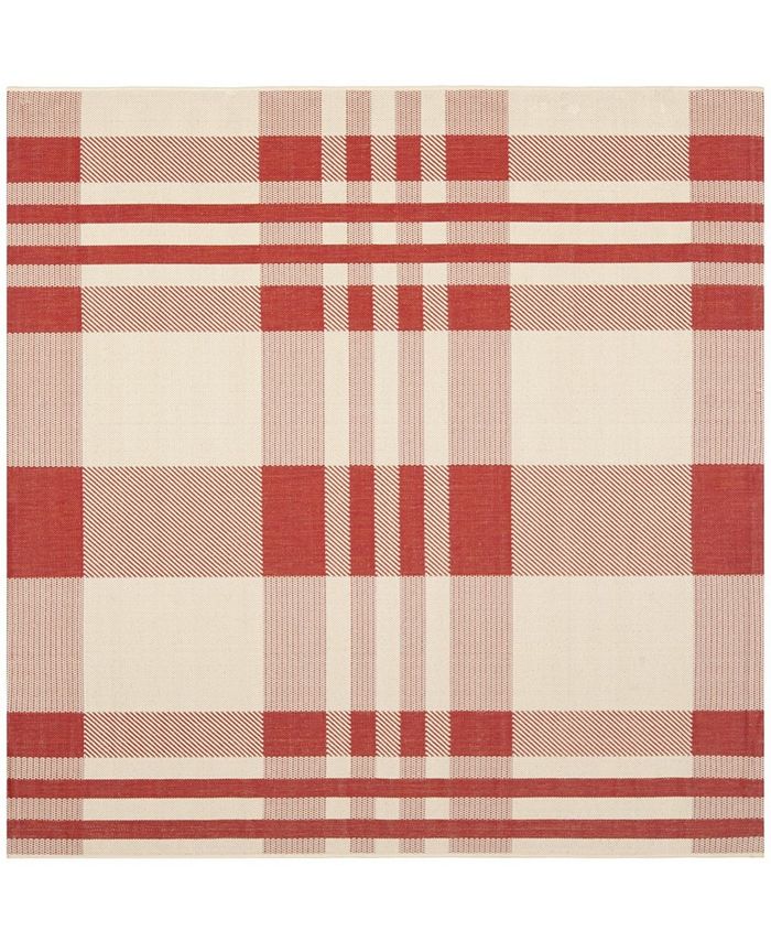 Safavieh Courtyard CY6201 Red and Bone Sisal Weave Area Rug Collection ...
