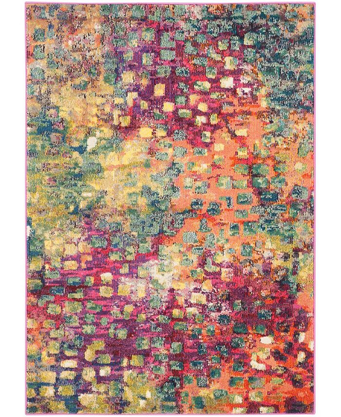 Safavieh Monaco Pink and Multi 10' x 14' Area Rug - Macy's