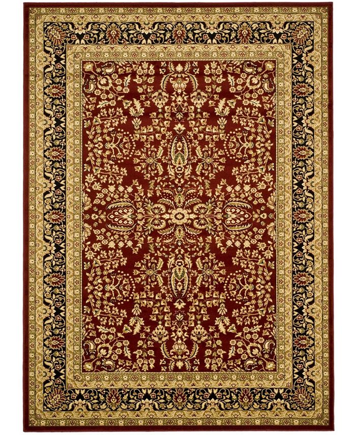 Safavieh Lyndhurst LNH214 Red and Black 12' x 18' Area Rug - Macy's