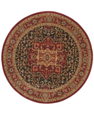 Safavieh Mahal Red 6'7" x 6'7" Round Area Rug - Macy's
