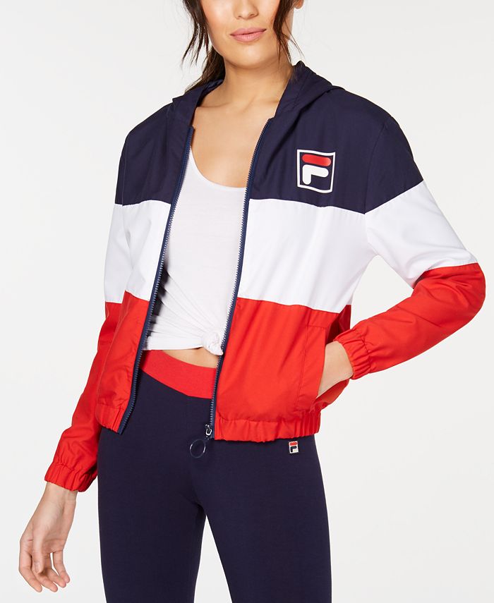 Fila Luella Colorblocked Jacket & Reviews - Jackets & Blazers - Women ...