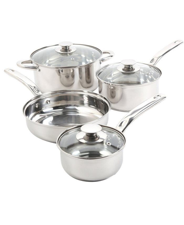 Gibson Sunbeam Ansonville 7 Piece Cookware Set - Macy's