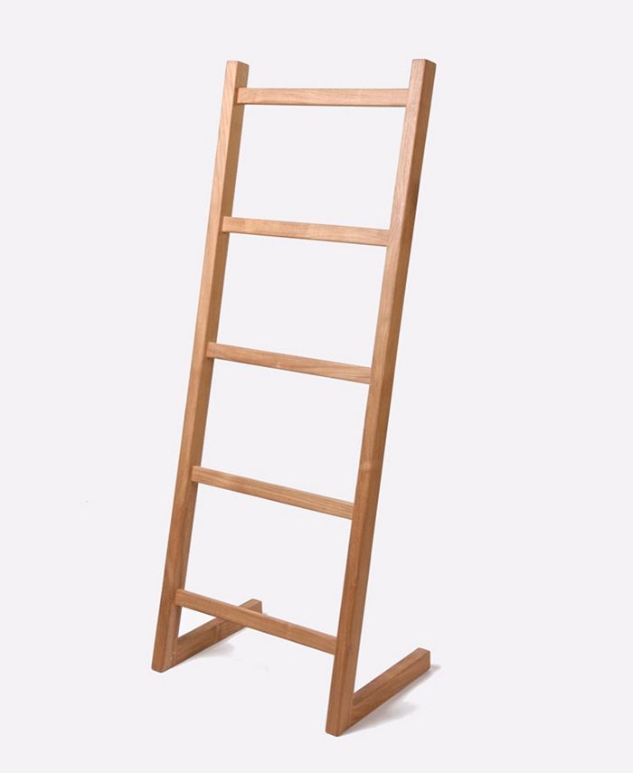 A.R.B Teak & Specialties ARB Teak Towel Self-Standing Decorative Ladder ...