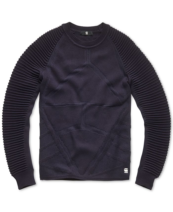 G-Star Raw Men's Ribbed Sweater, Created for Macy's & Reviews ...