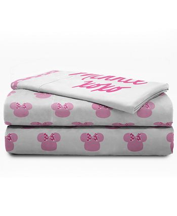 Disney Minnie Mouse 3 Piece Twin Sheet Set - Macy's