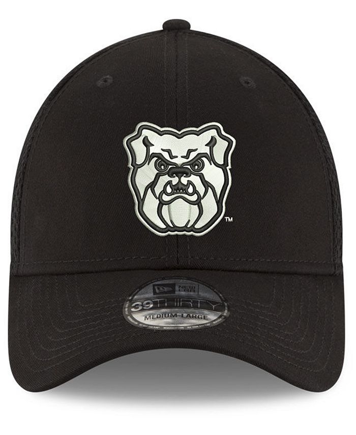 New Era Butler Bulldogs Black White Neo 39THIRTY Stretch Fitted Cap ...
