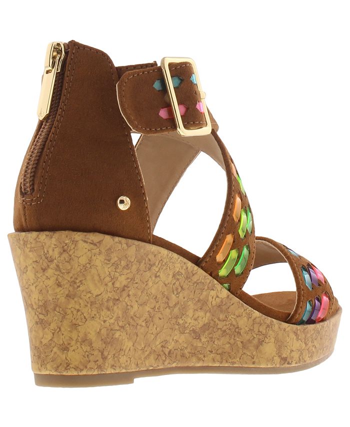 Sam Edelman Little & Big Girls Elsie Woven Wedge - Macy's