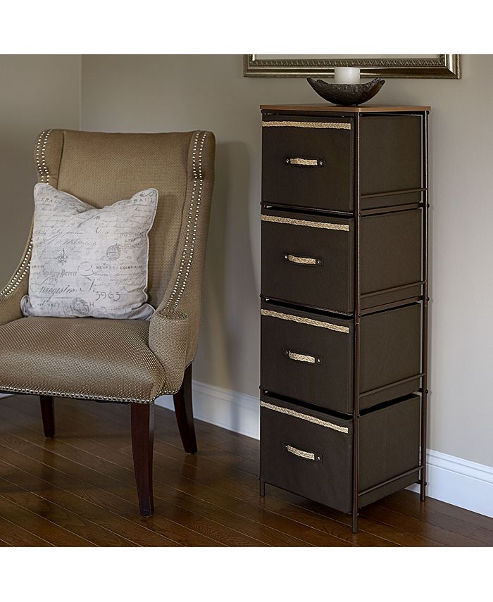 Household Essentials 4-Tier Storage Tower - Macy's