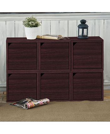 Way Basics Eco Stackable Connect 6 Cube Storage with Doors - Macy's