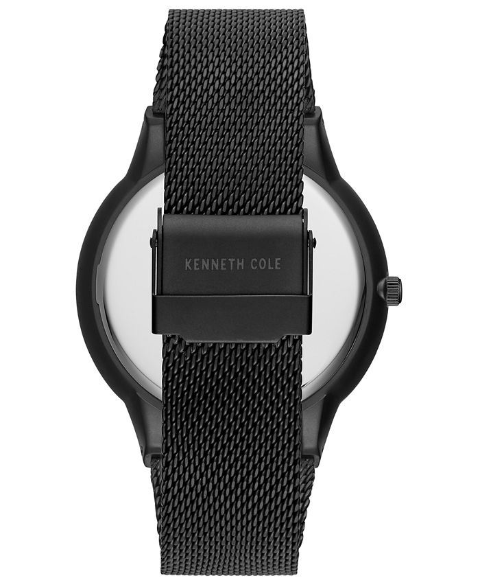 Kenneth Cole New York Men's Mesh Bracelet with Classic Dial, 42MM - Macy's