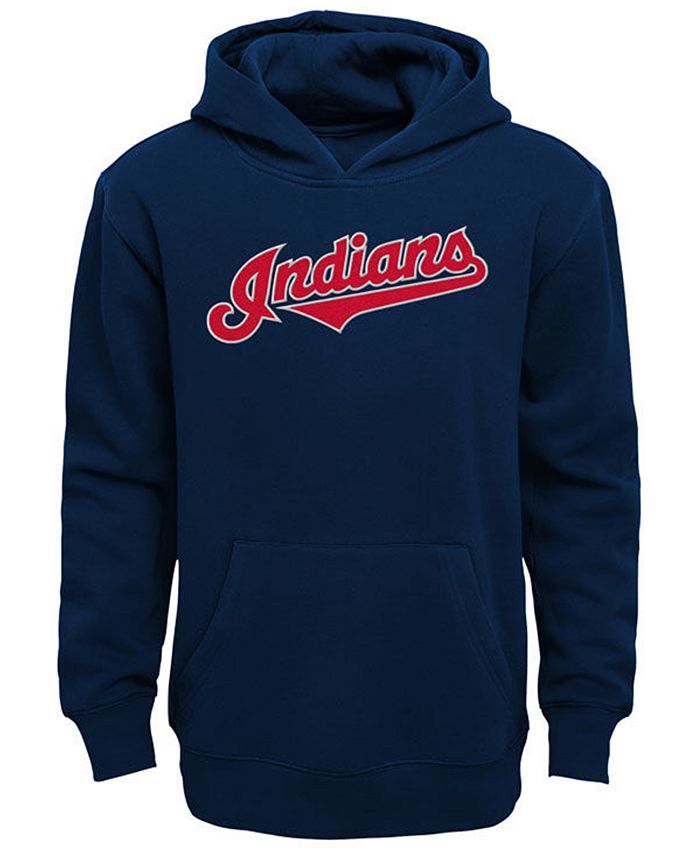 Outerstuff Little Boys Cleveland Indians Wordmark Pullover Fleece ...