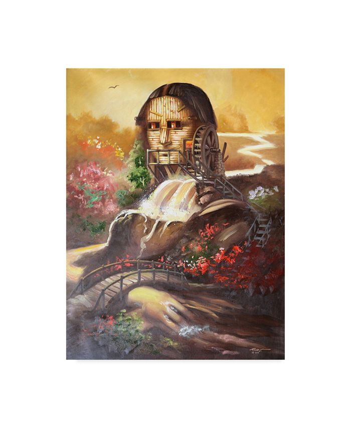 Trademark Global D. Rusty Rust 'Monas Mill Illusion' Canvas Art - 24" x ...