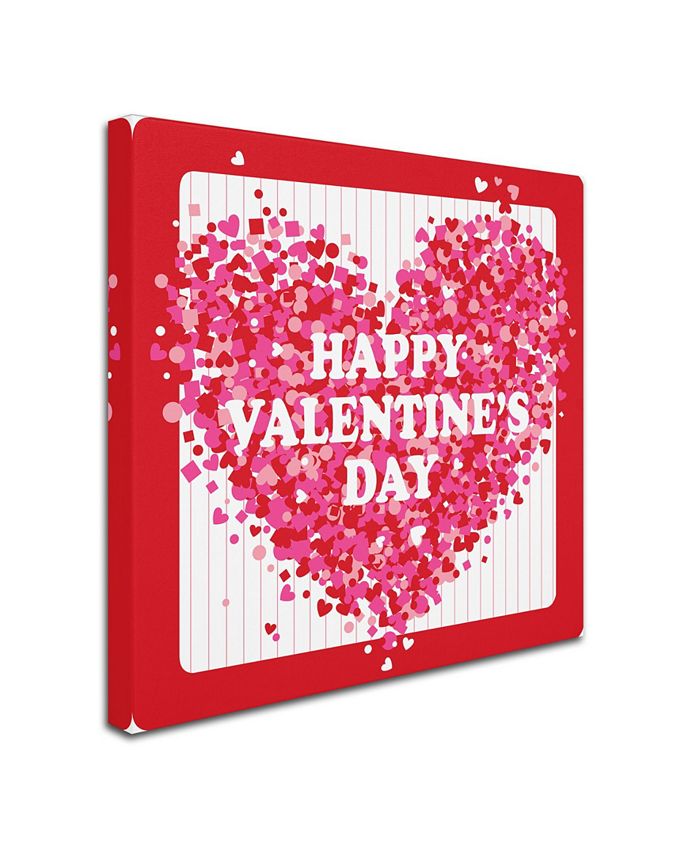 Trademark Global Fiona Stokes-Gilbert 'Confetti Valentine' Canvas Art ...