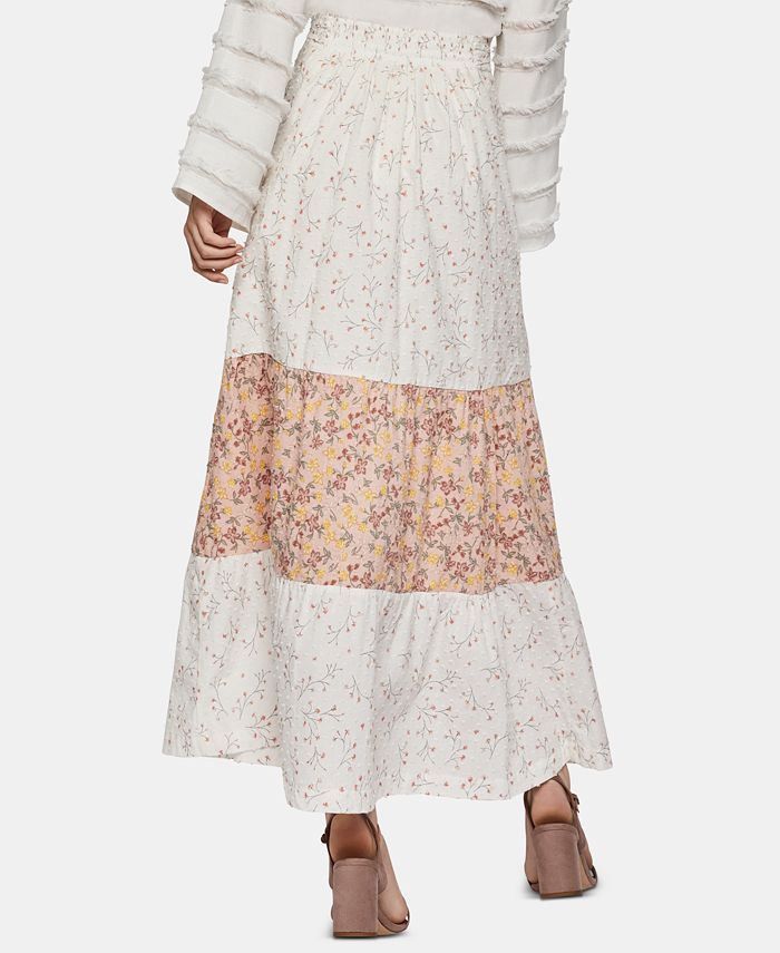 BCBGeneration Floral-Print Maxi Skirt - Macy's