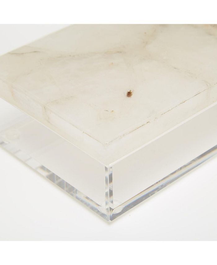 Two's Company White Quartz Boxes - Set of 2 - Macy's