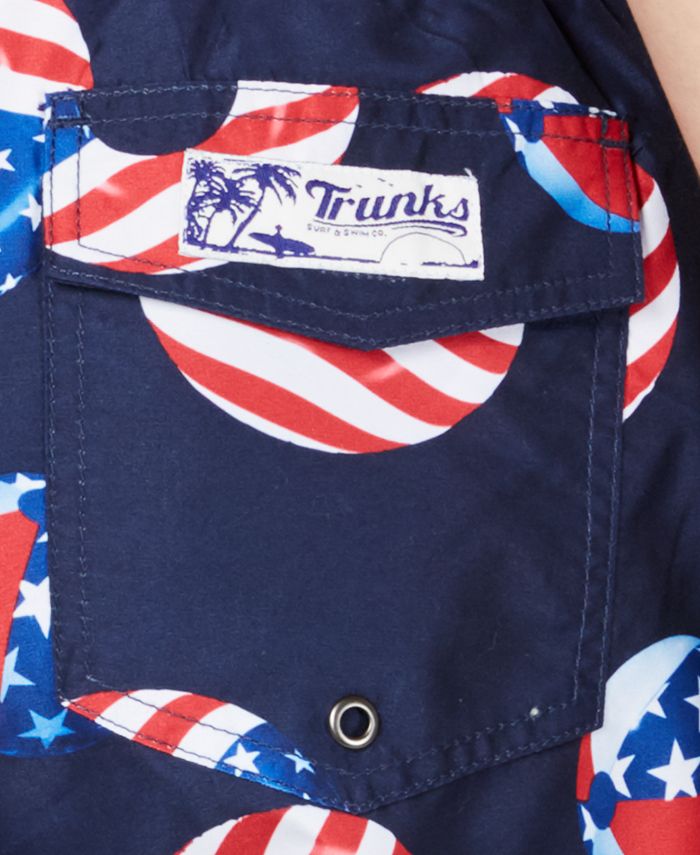 Trunks Surf & Swim Co. Men's Americana Float 6" Swim Trunks - Macy's