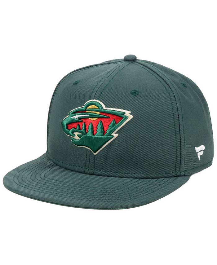 Authentic NHL Headwear Minnesota Wild Basic Fan Snapback Cap - Macy's