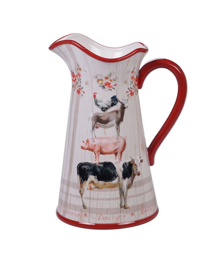 Certified International Farmhouse Pitcher - Macy's